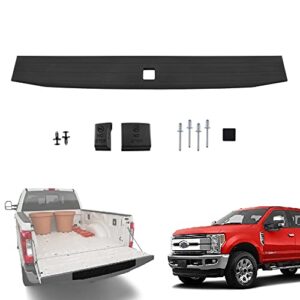 iamauto 97315 center flexible flex step tailgate cap pad molding trim for 2017 - 2022 ford super duty (f250, f350)