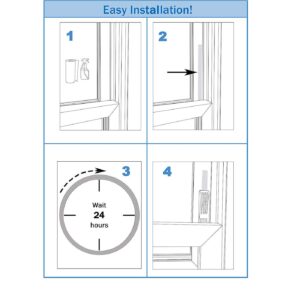 Safety Innovations - Childproof Your Windows with Our Window Widget, 4-Pack