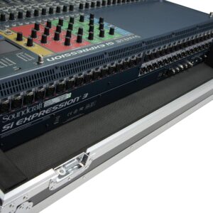 Harmony Audio HCSIEX 3 Flight Transport Road Case Compatible with Soundcraft Si Expression 3 Mixer