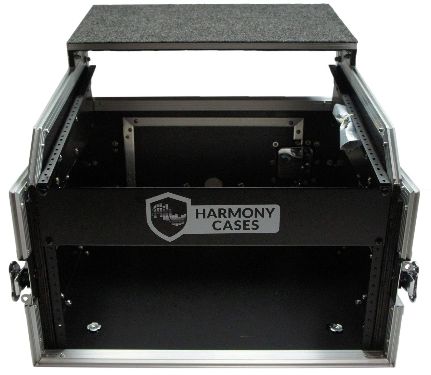 Harmony Audio Cases HCM4ULT DJ Laptop Glide 10U Slant Top 6U Vertical Rack Case New