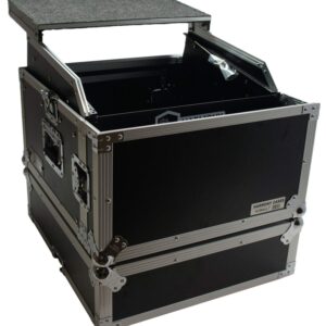 Harmony Audio Cases HCM4ULT DJ Laptop Glide 10U Slant Top 6U Vertical Rack Case New