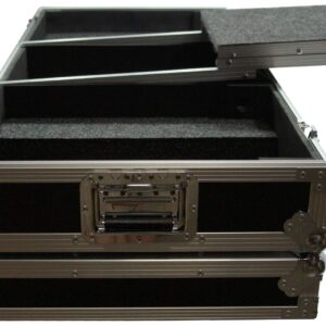 Harmony Audio HC2T1272WLT DJ Battle Coffin Compatible with (2) Rane 12 Turntables & Rane 72 Mixer - Case Only