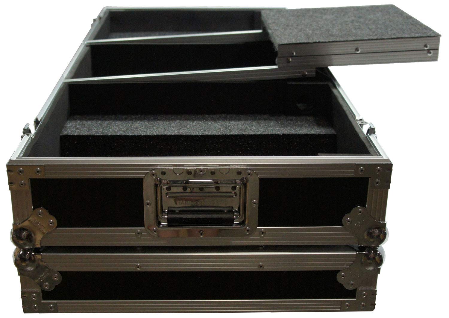 Harmony Audio HC2T1272WLT DJ Battle Coffin Compatible with (2) Rane 12 Turntables & Rane 72 Mixer - Case Only