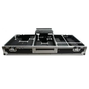 Harmony Audio HC2T1272WLT DJ Battle Coffin Compatible with (2) Rane 12 Turntables & Rane 72 Mixer - Case Only