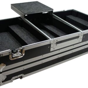 Harmony Audio HC2T1272WLT DJ Battle Coffin Compatible with (2) Rane 12 Turntables & Rane 72 Mixer - Case Only