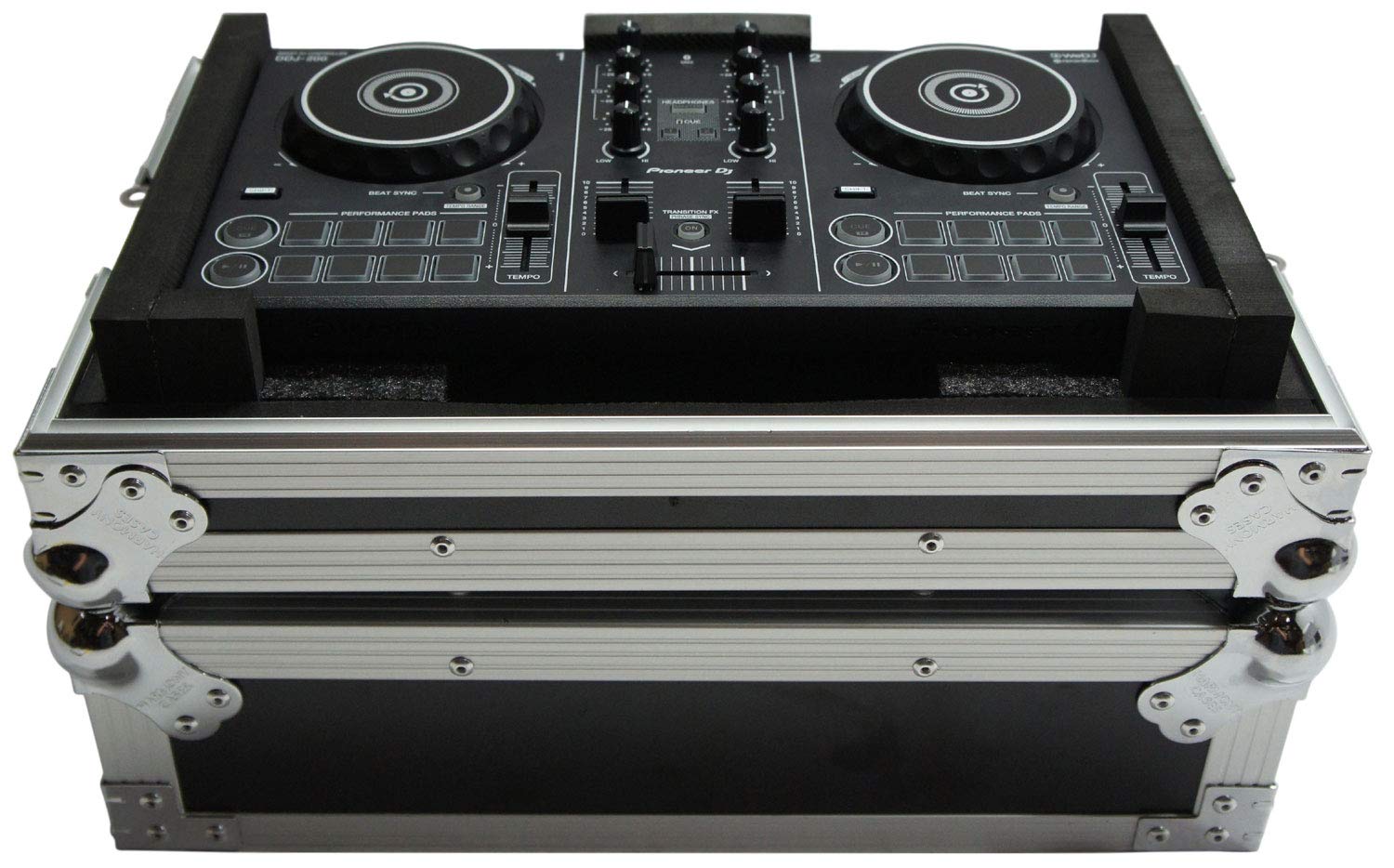 Harmony Audio HCDDJ200 Flight Glide Laptop Stand Tray DJ Custom Case Compatible with Pioneer DDJ-200