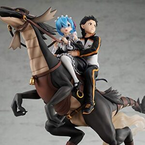 Kadokawa Re: Zero - Starting Life in Another World: Rem & Subaru (Attack On The White Whale Version) PVC Figure