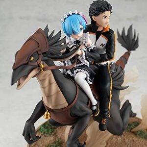 Kadokawa Re: Zero - Starting Life in Another World: Rem & Subaru (Attack On The White Whale Version) PVC Figure