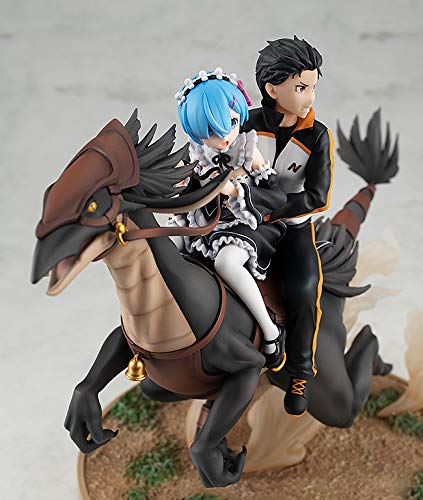 Kadokawa Re: Zero - Starting Life in Another World: Rem & Subaru (Attack On The White Whale Version) PVC Figure