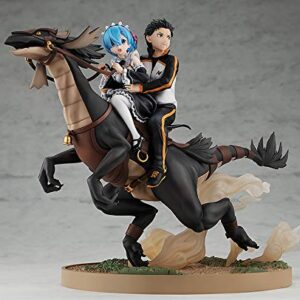 Kadokawa Re: Zero - Starting Life in Another World: Rem & Subaru (Attack On The White Whale Version) PVC Figure