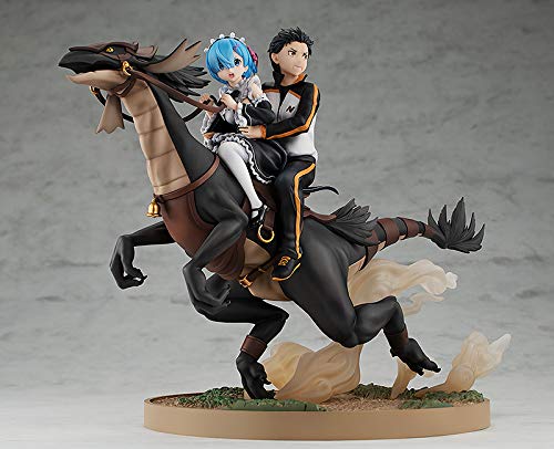 Kadokawa Re: Zero - Starting Life in Another World: Rem & Subaru (Attack On The White Whale Version) PVC Figure