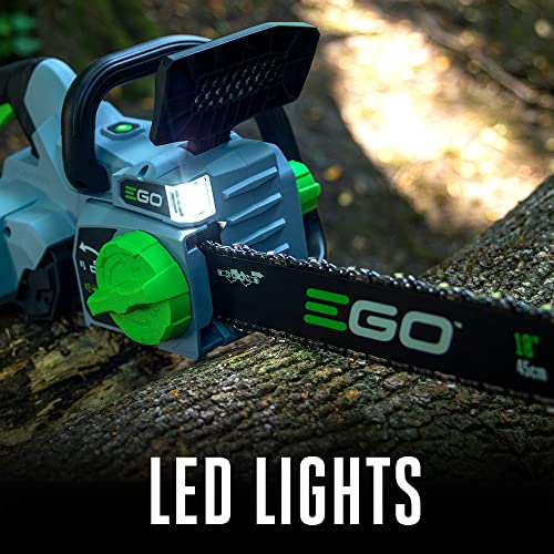 EGO Power+ CS1804 18-Inch 56-Volt Cordless Chain Saw 5.0Ah Battery and Charger Included