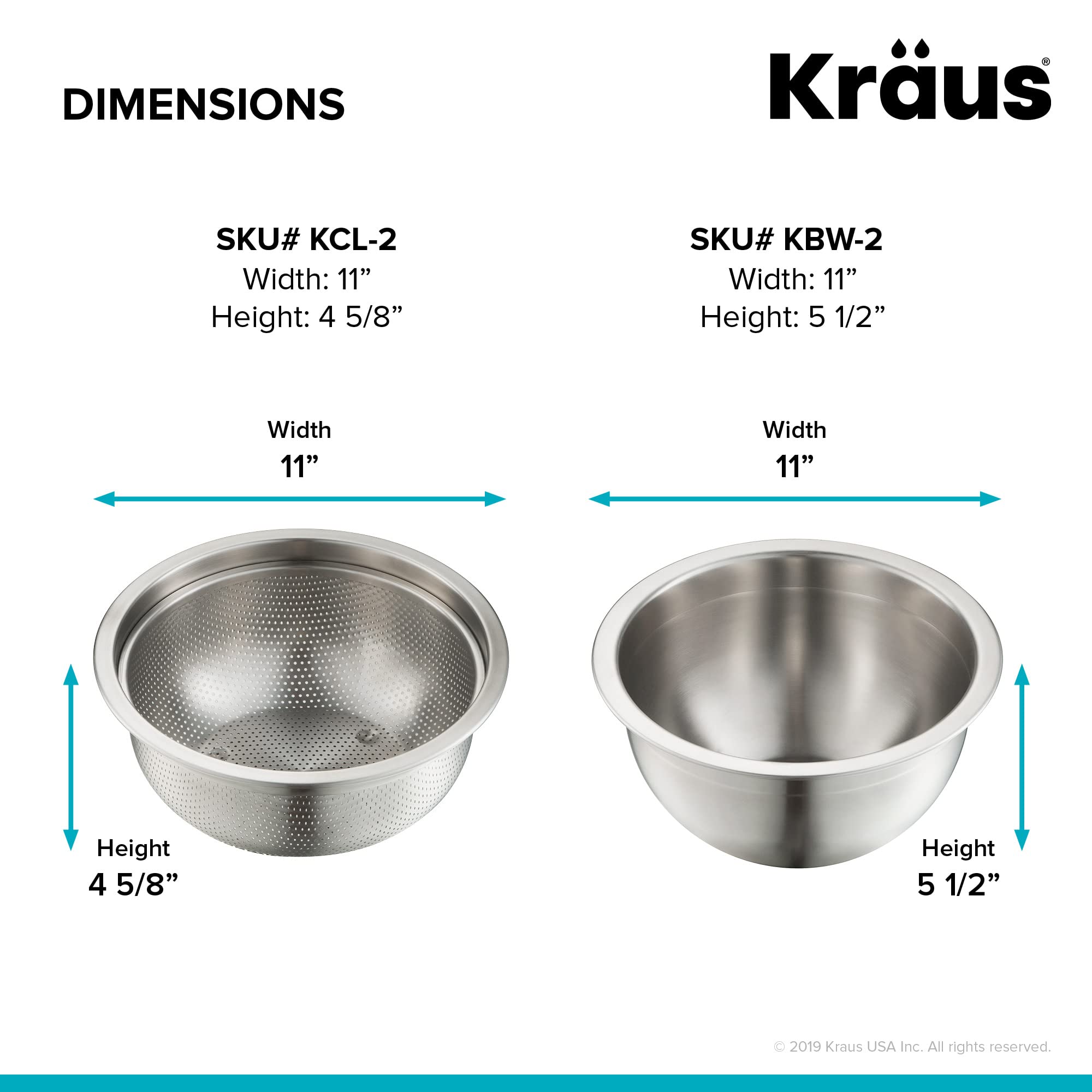 Kraus BAC-100 Kore Mixing, 2 Bowl