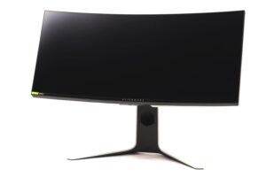 alienware 120hz ultrawide gaming 34 inch curved monitor with wqhd (3440 x 1440) anti-glare display, 2ms response time, nvidia g-sync, lunar light - aw3420dw