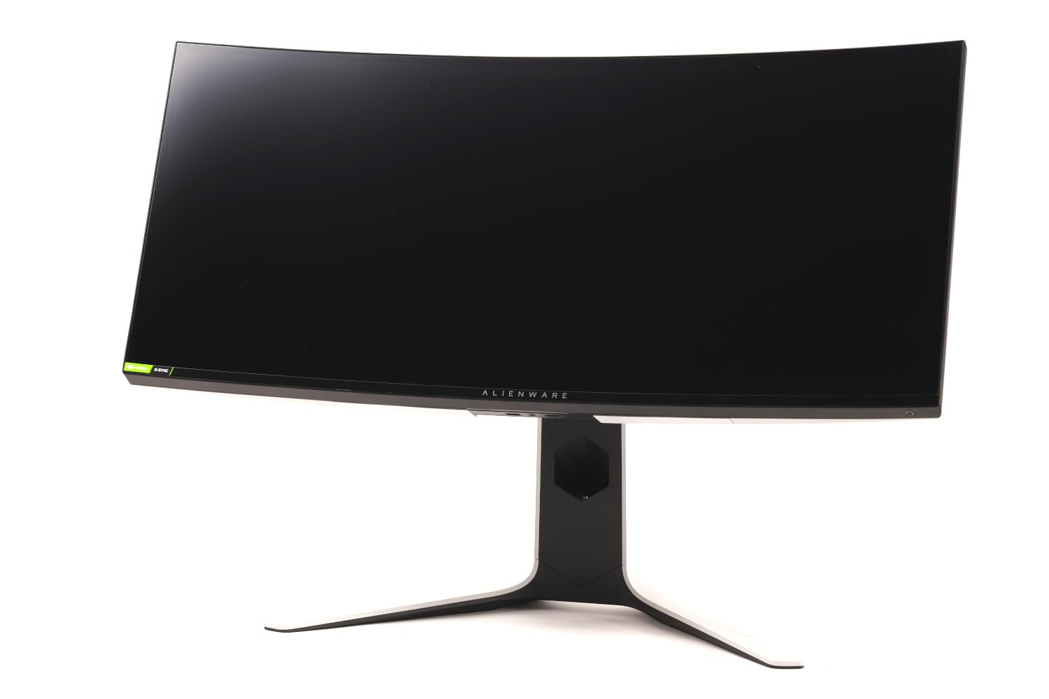 Alienware 120Hz UltraWide Gaming 34 Inch Curved Monitor with WQHD (3440 x 1440) Anti-Glare Display, 2ms Response Time, Nvidia G-Sync, Lunar Light - AW3420DW