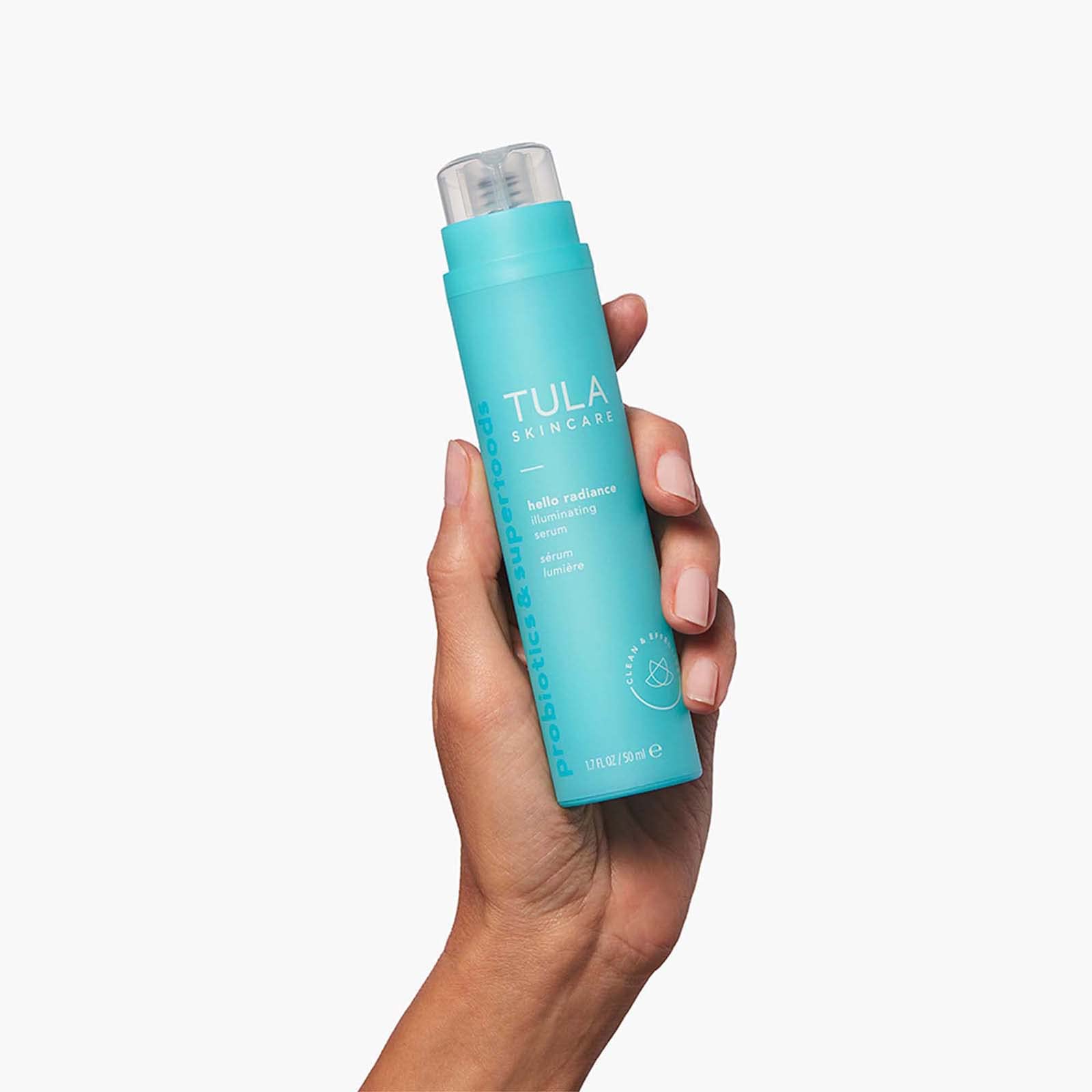 TULA Skin Care Hello Radiance Illuminating Face Serum - Brightening Serum, Target the Appearance of Dark Spots and Hyperpigmentation, 1.6 oz.