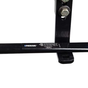 REESE 49911 Pro Round Bar Weight Distribution Hitch with Sway Control, 6,000 lbs. Capacity, Fits Up to 7 Inch Trailer Frames, 8.5 Inch Drop Shank Included