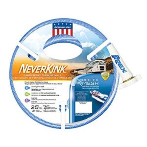 teknor apex 7604-25 neverkink rv/marine water hose - 1/2" x 25'