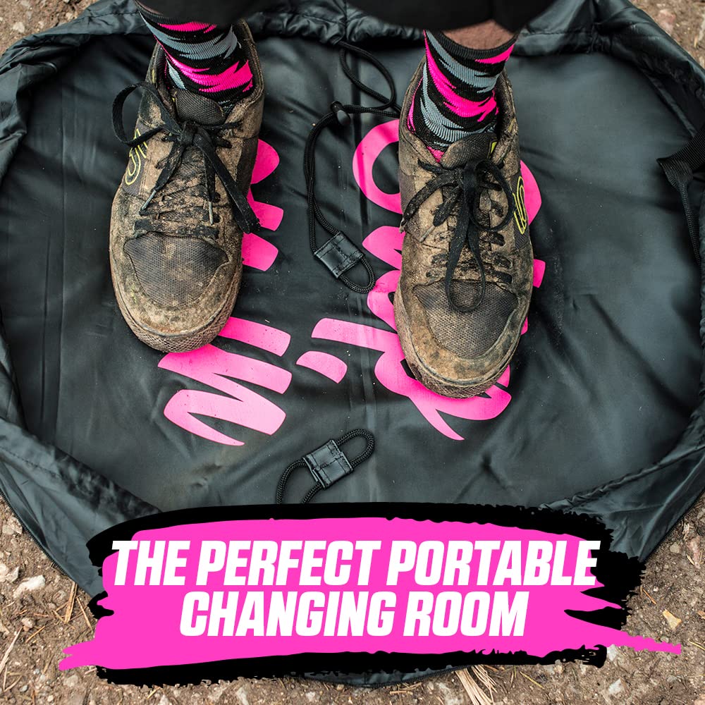 Muc Off Grime Bag - Portable Changing Room and Laundry Bag for Cycling and Outdoor Sports - Durable Wetsuit Changing Mat Bag for Surf, SUP, Swimming