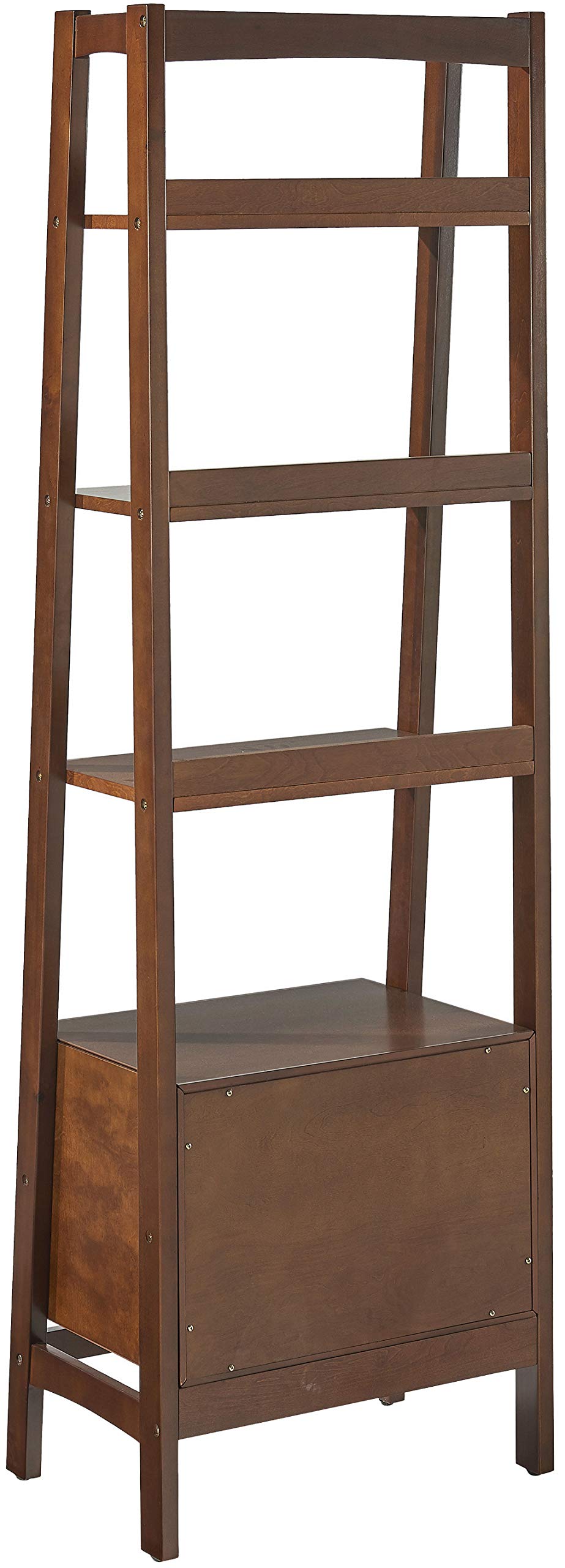 Crosley Furniture Landon Small Etagere Bookcase, Mahogany