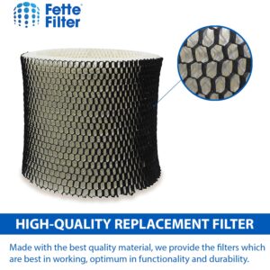 Fette Filter - Humidifier Wicking Filter Compatible with Holmes HWF65, HWF65PDQ-U - Filter C. (Pack of 6)