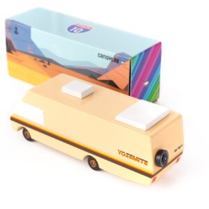 CANDYCAR® Wooden Diecast Collection - Yosemite RV, Premium Handcrafted Beech Wood Toy Car