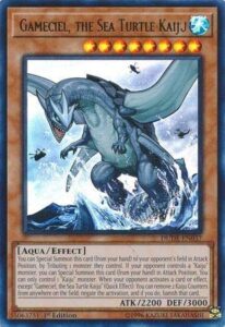 yu-gi-oh! - gameciel, the sea turtle kaiju - dude-en037 - ultra rare - 1st edition - duel devastator