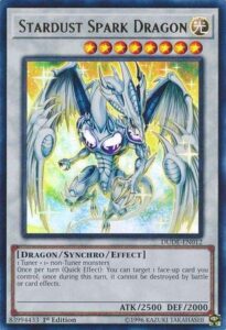 yu-gi-oh! - stardust spark dragon - dude-en012 - ultra rare - 1st edition - duel devastator