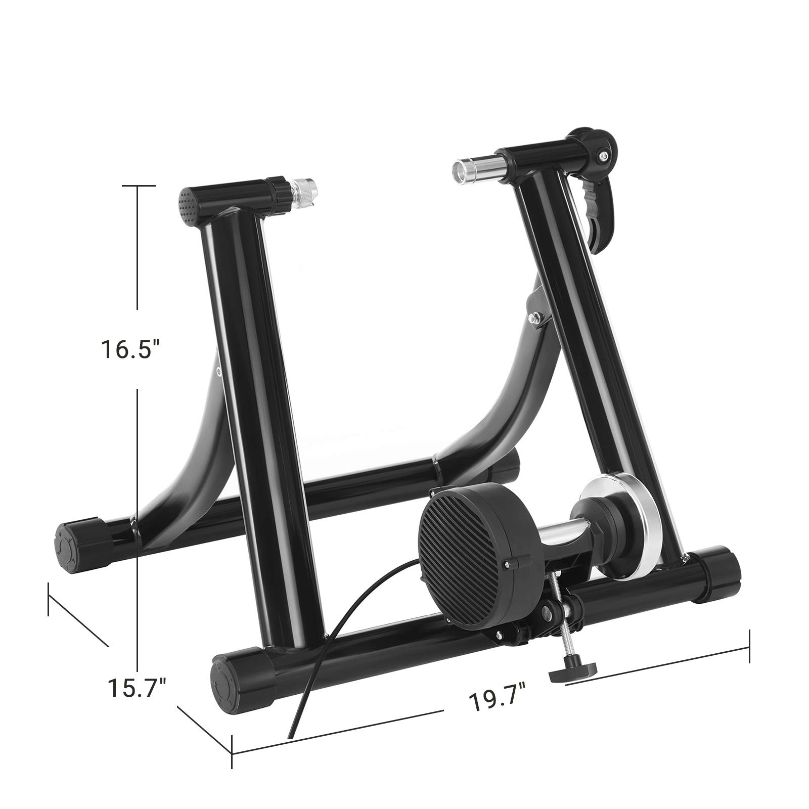 SONGMICS Indoor Bike Trainer Stand, Reduces Noise, Curvy Stable Frame USBT01B