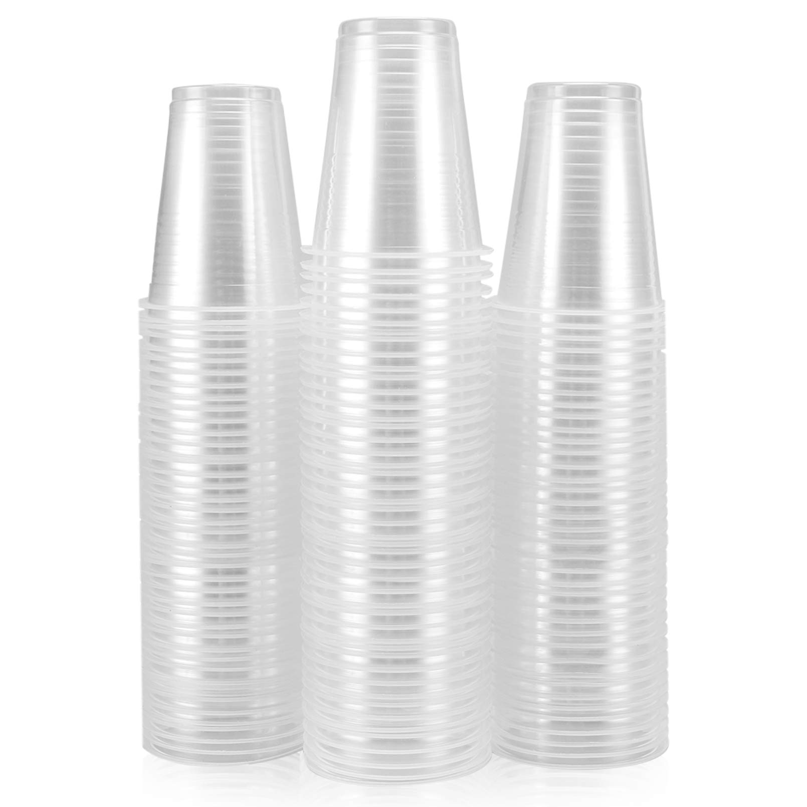 Plastic Cups, 100 Pack 8 Oz Clear Plastic Cups, Clear Plastic Cups 8 Oz Clear Cups, 8 Oz Clear Cups Plastic Cups Clear Plastic Cups Plastic Cups, Disposable Clear Plastic Cups Water Cups Plastic Cups