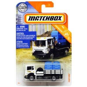 matchbox 2019 mbx construction poop king 22/100, white