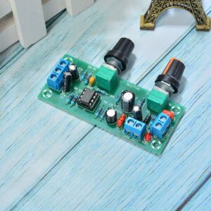 Comimark 1Pcs DC 12V-24V Low-Pass Filter NE5532 Subwoofer Process Pre-Amplifier Preamp Board