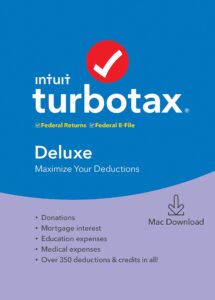 [old version] turbotax deluxe 2019 tax software [mac download]