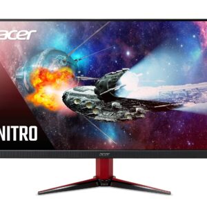 Acer Nitro VG272 Xbmiipx 27" Full HD (1920 x 1080) IPS AMD Radeon FreeSync and G-SYNC Compatible Gaming Monitor, 240Hz, Up to 0.1ms Response Time, (1 Display & 2 HDMI 2.0 Ports), Black