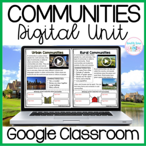 communities digital google classroom unit