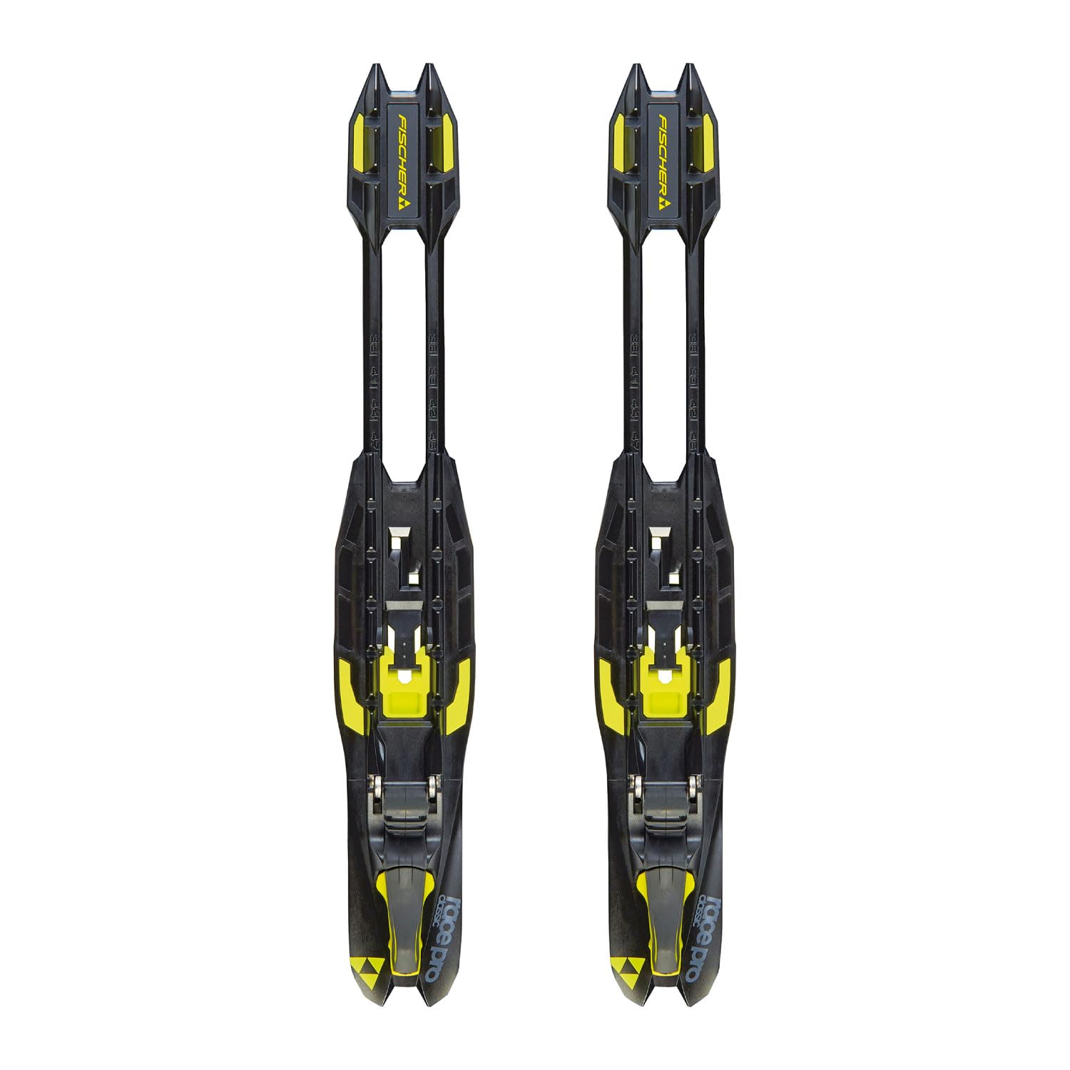 FISCHER Race Pro Classic IFP No Tools Installation Cross-Country Nordic Ski Binding, Black/Yellow