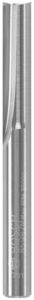 bosch 85987mc 1/4 in. x 1 in. solid carbide double-flute straight router bit