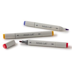 artist's loft floral level 2 dual tip sketch marker set