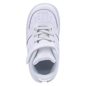 Nike Boy's Court Borough Low 2 (Little Kid) White/White/White 1.5 Little Kid M