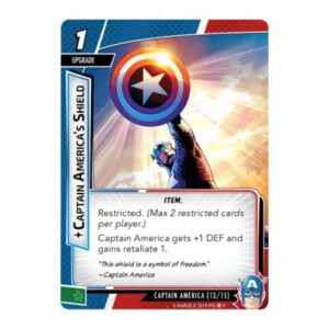 Marvel Champions The Card Game Captain America HERO PACK - Superhero Strategy Game, Cooperative Game for Kids and Adults, Ages 14+, 1-4 Players, 45-90 Minute Playtime, Made by Fantasy Flight Games