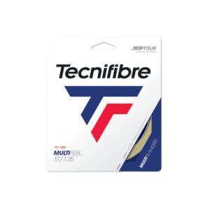 tecnifibre unisex – adult's multifeel 1.25 tennis strings, natural, 1.25 mm