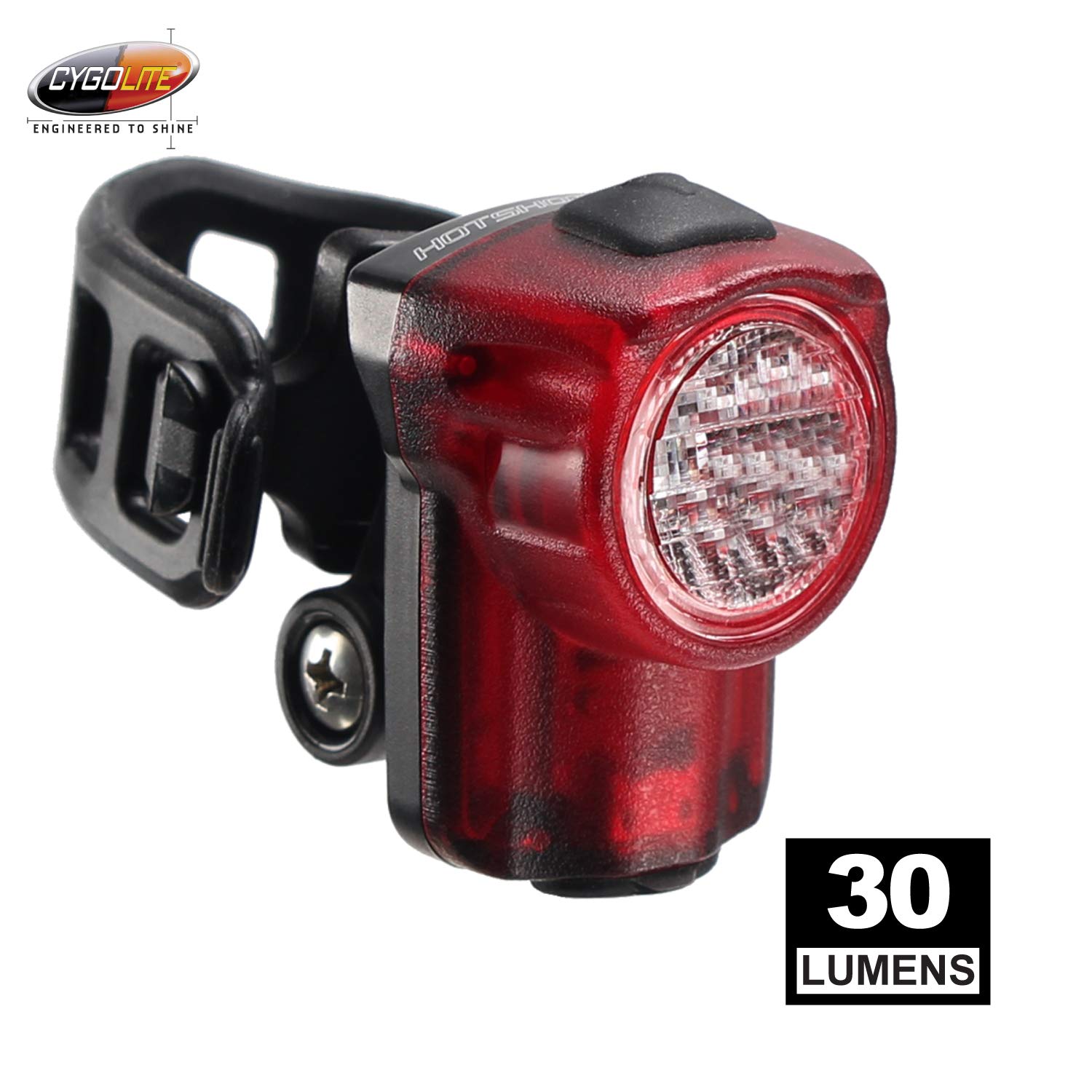 Cygolite Dash 520 Lumen Headlight & Hotshot Micro 30 Tail Light – Modes for Night & Day Use– Compact & Sleek– IP64 Water Resistant– Sturdy Flexible Mounts- USB Rechargeable Bicycle Light Combo Set