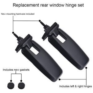 Rear Window Liftgate Glass Hinge Set Right & Left Fits for Ford Escape Mercury Mariner Mazda Tribute 2008-2012 Tailgate Rear Hatch Glass 8L8Z-78420A68-C 8L8Z-78420A68-D 8L8Z78420A68C 8L8Z78420A68D