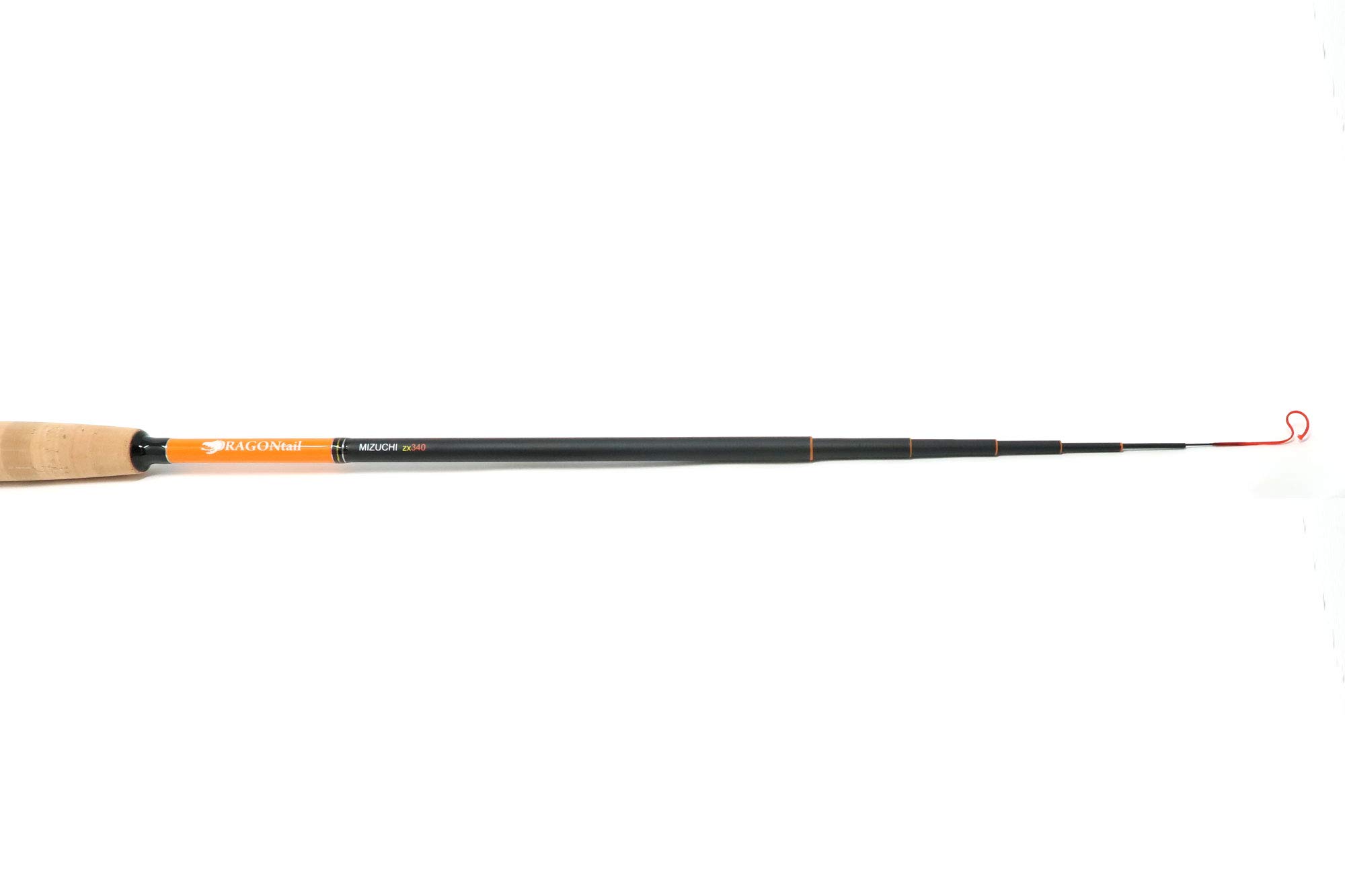 DRAGONtail MIZUCHI zx340 Zoom Small Stream 3 Length Tenkara Rod (with Furled Line Starter Kit)