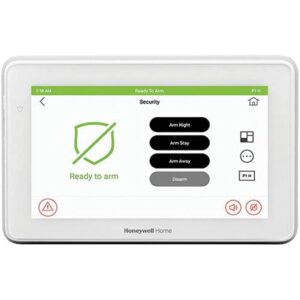 intrusion honeywell 6290w touch center 7" color wireless touchscreen keypad alarm control