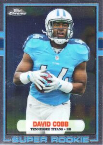 2015 topps chrome football 1989#89-dc david cobb tennessee titans