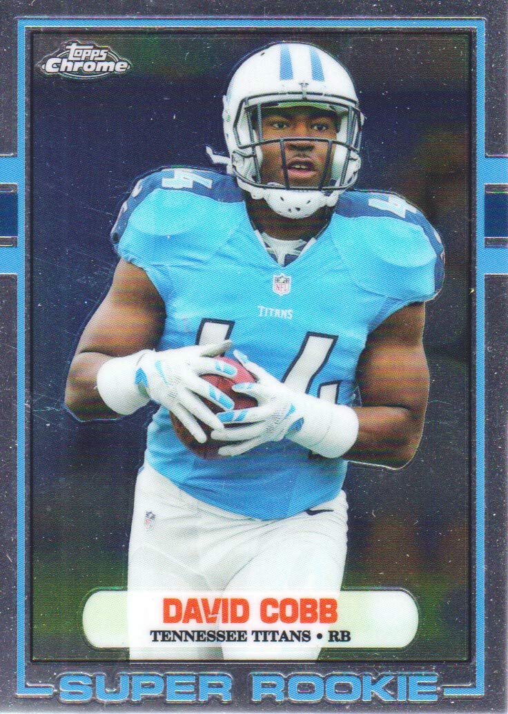 2015 Topps Chrome Football 1989#89-DC David Cobb Tennessee Titans