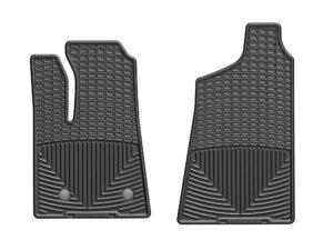 weathertech all-weather floor mats for ford transit - 1st row (w498), black