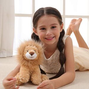 Apricot Lamb Toys Plush Yellow Plush Lion Stuffed Animal Soft Cuddly Perfect for Child （Yellow Lion ，8 Inches