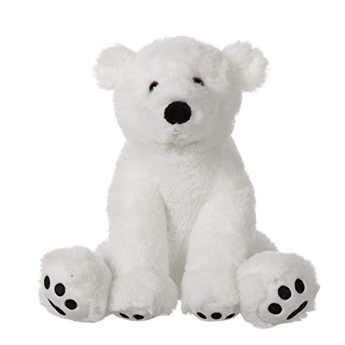 Apricot Lamb Toys Plush White Polar Bear Stuffed Animal Soft Cuddly Perfect for Child （White Polar Bear ，8 Inches